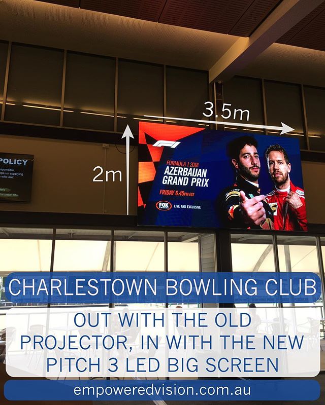 Big club, big LED display screen - Empowered Vision, Newcastle