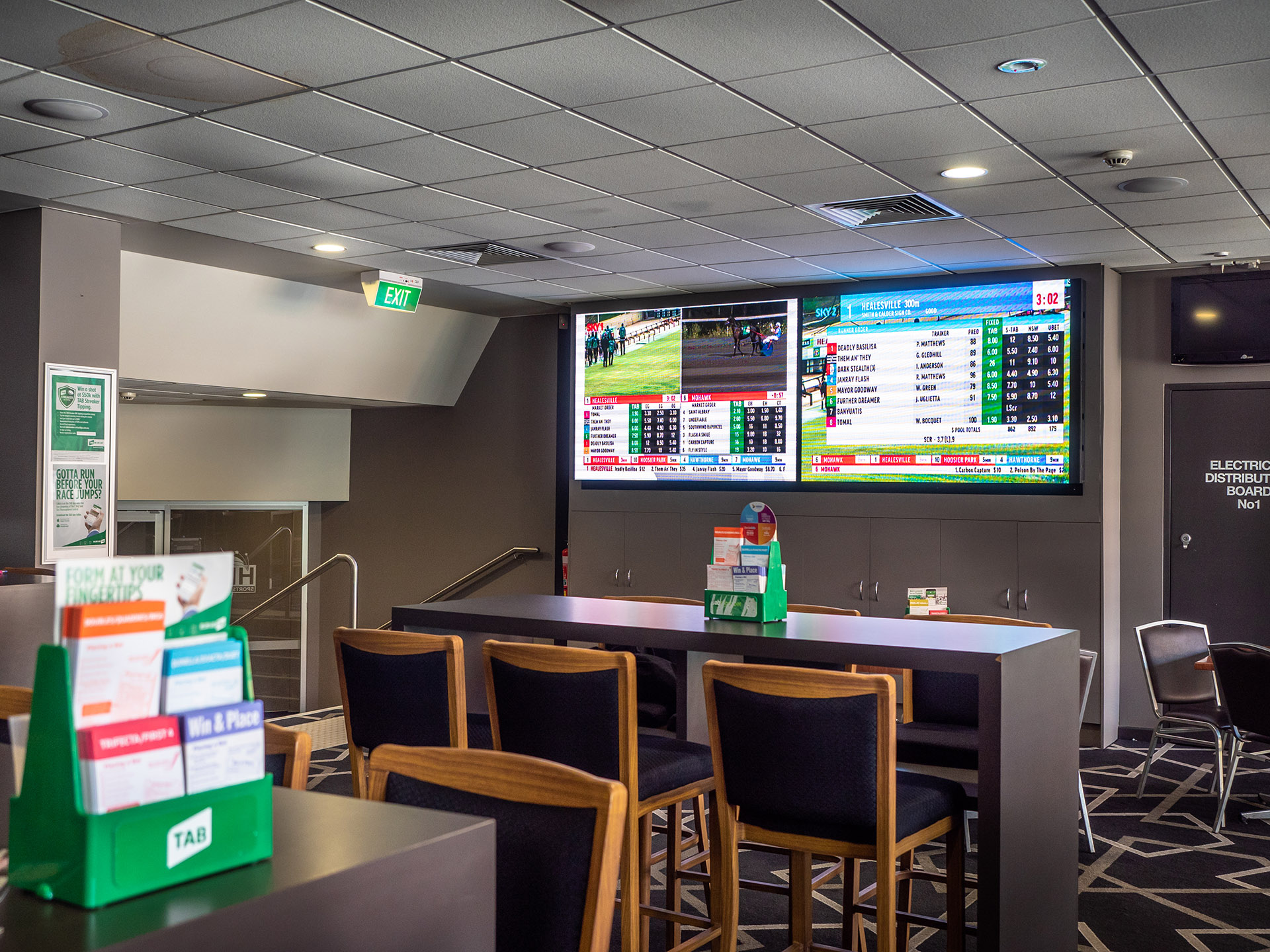 Digital Displays: Wallsend Diggers' Big Screen, Newcastle